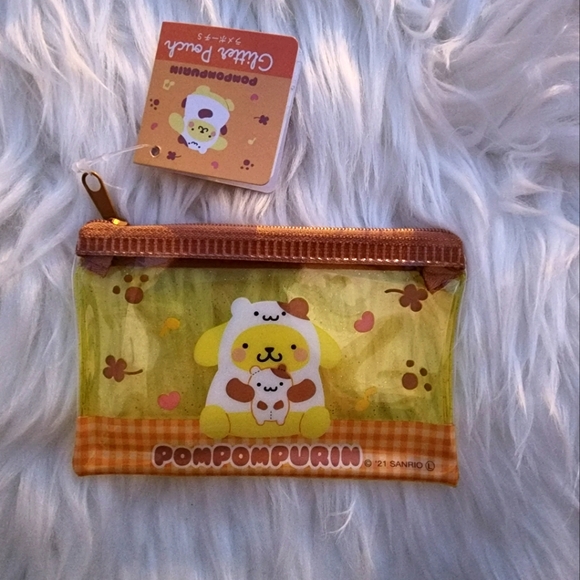Sanrio | Other | Sanrio Pompompurin Mini Clear Zip Pouch | Poshmark